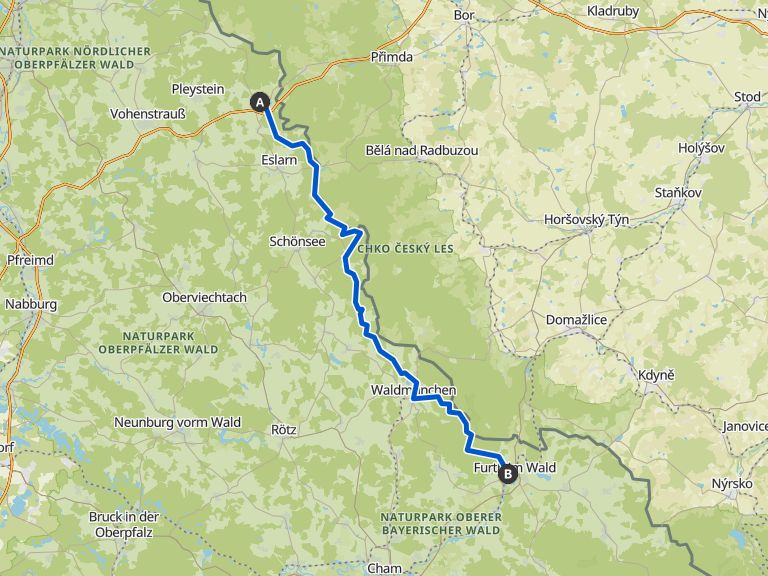 Deutschland-Trail Etappe 20 / Waidhaus - Furth im Wald | Salida en MTB ...